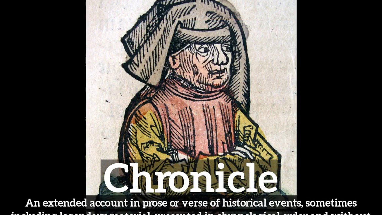How to Say Chronicle in English? | How Does Chronicle Look? | What is ...