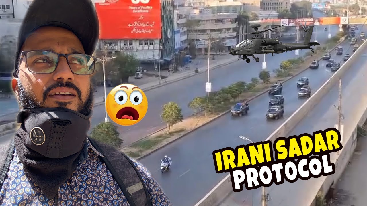 Irani sadar protocol 🚔🚨 or hamari Pakistani awaam k kam 😂 (Fahad Bhai ...