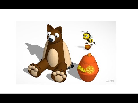 Bear - ayı  Tinkercad