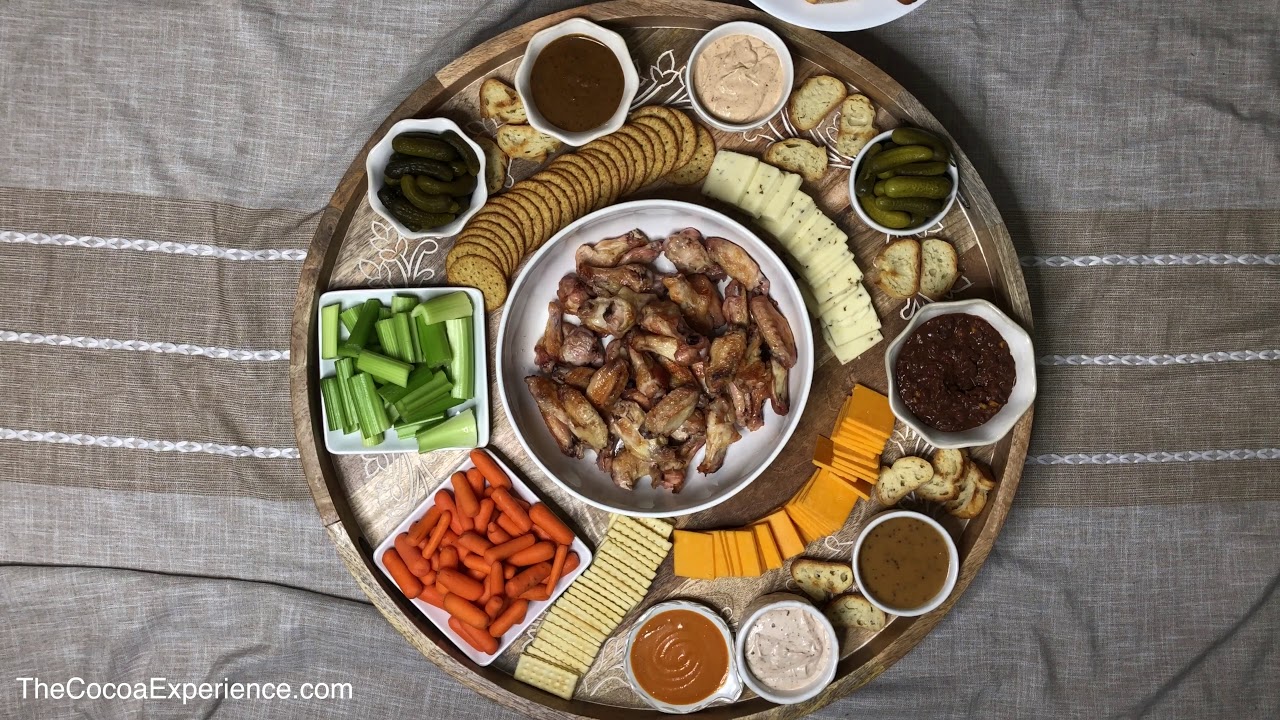 HOW TO MAKE A CHICKEN WING CHARCUTERIE BOARD - YouTube