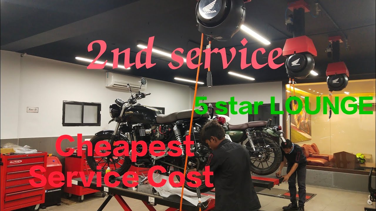 Honda Hness 2nd service cost | 5star Honda workshop in Bengal ...