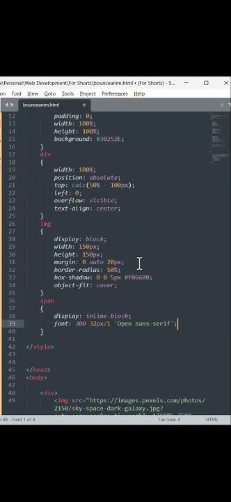 2 100 Shorts Bouncing Animation Html And Css Zuhaib Siddiqui Youtubeshorts Cssshorts