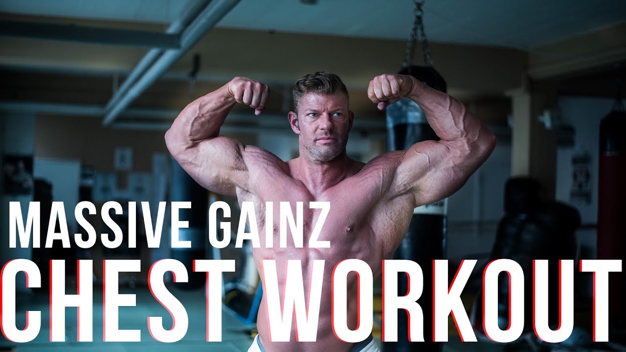 MASSIVE GAINZ: CHEST WORKOUT IN BREMEN - YouTube