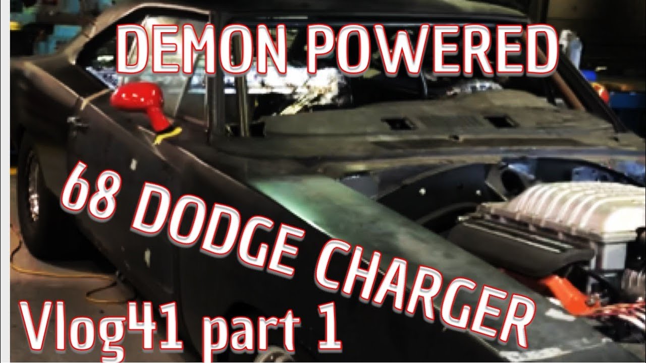DODGE DEMON POWERED SWAP 1968 CHARGER VLOG 041 PART 1 JADED BRAND ...