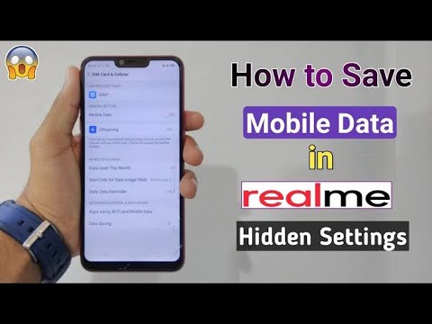 How To Save Mobile Data In Realme Devices - YouTube