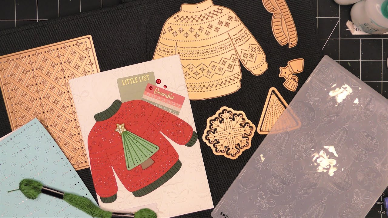 Spellbinders "Stitched for Christmas" Collection: Stitched Christmas ...