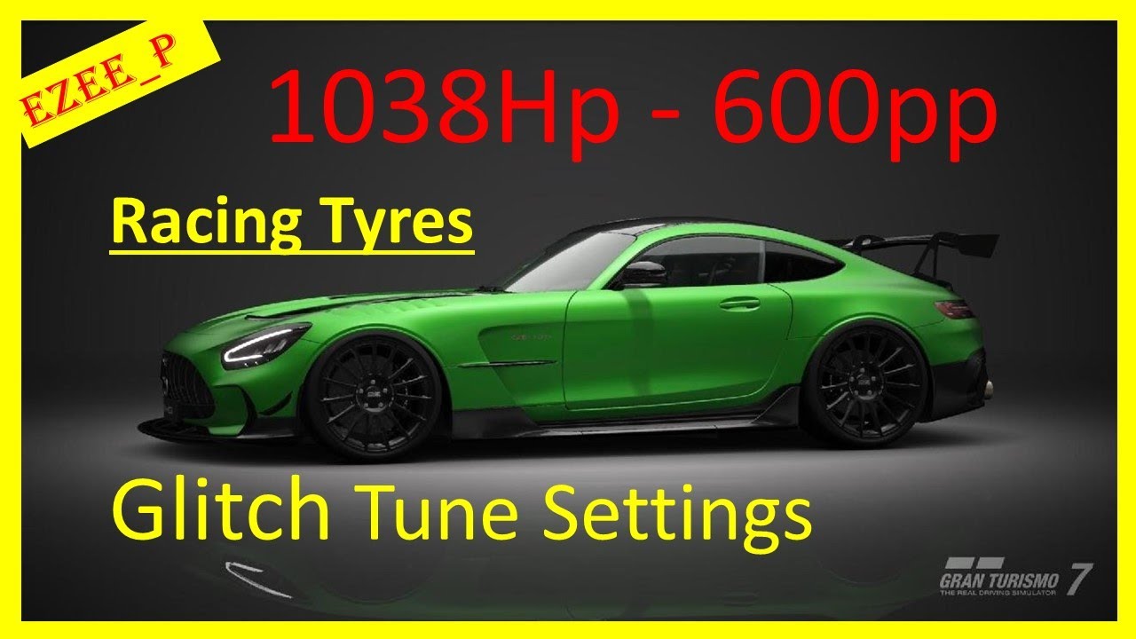 GT7 AMG GT black series Glitch Tune 600pp 1038Hp Racing Tyres Tokyo ...