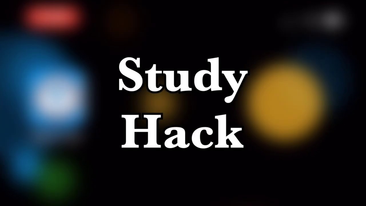 Study Hack - YouTube