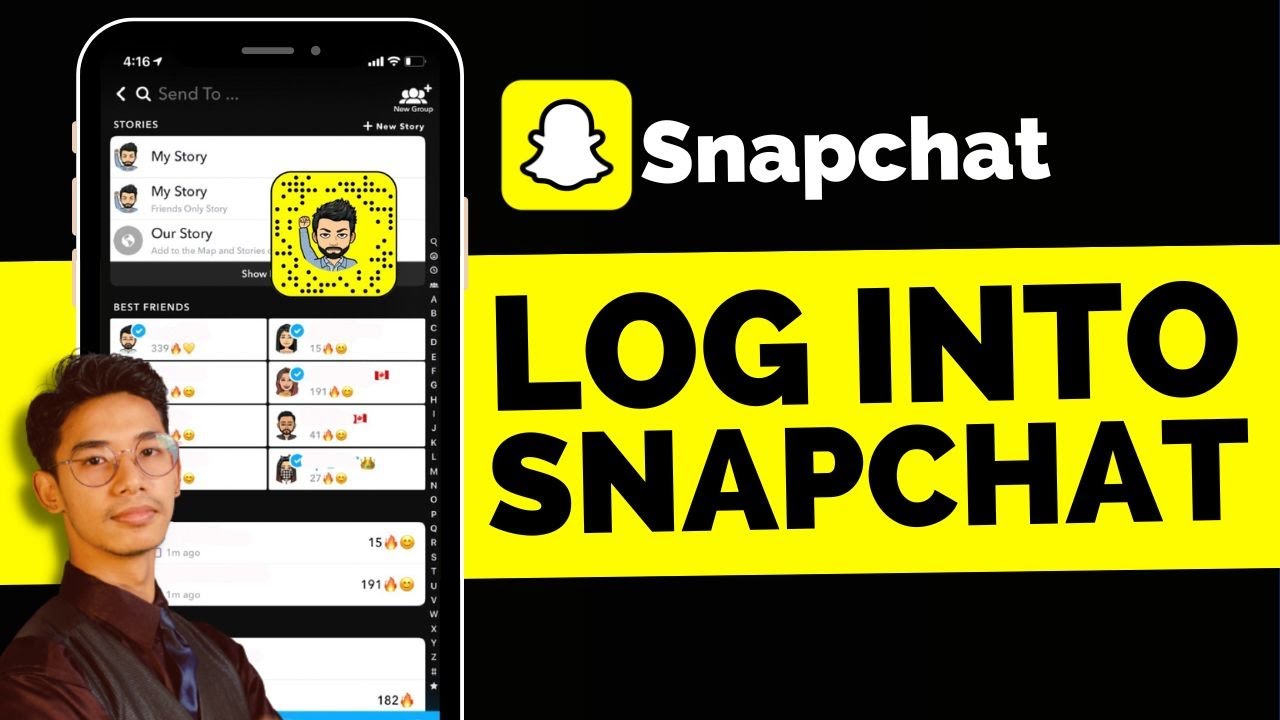 How Do You Log Into Snapchat ! - YouTube