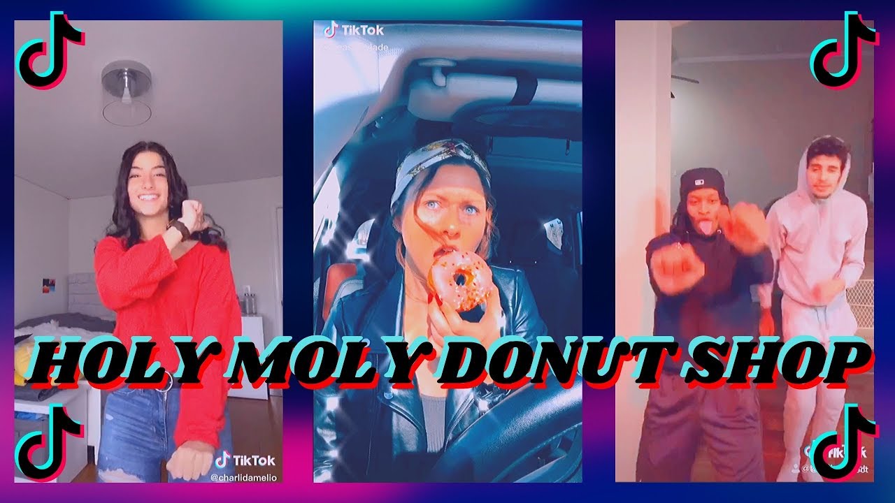 Holy Moly Donut Shop Tik Tok Dance Compilation (Blueface Holy Moly Tik ...