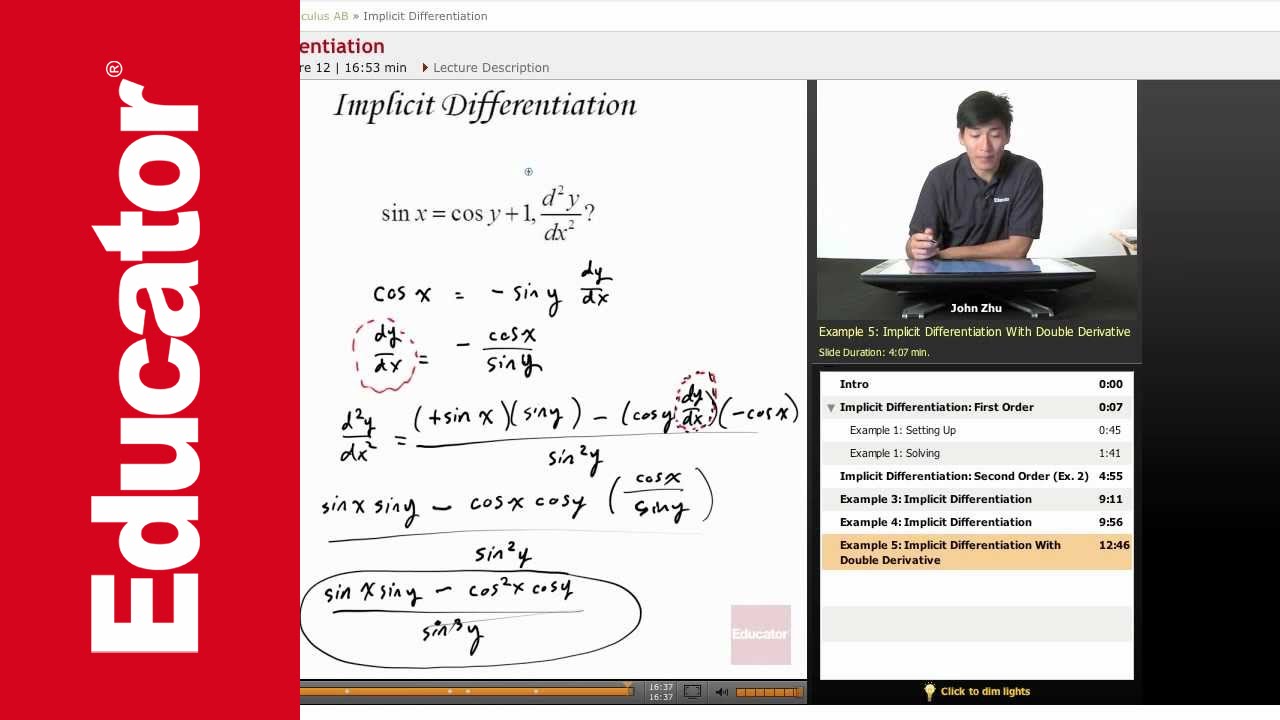 AP Calculus AB: Implicit Differentiation - YouTube