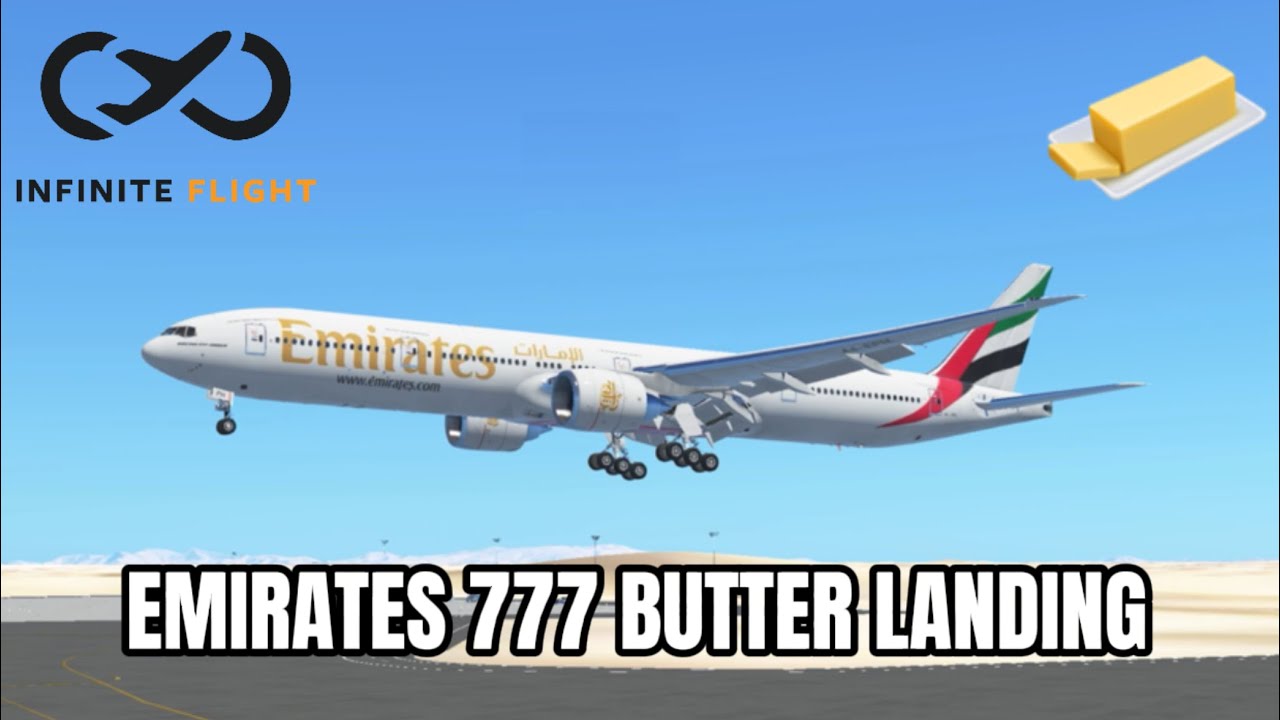 BUTTER LANDING | Emirates 777-300ER | #swiss001landing - YouTube