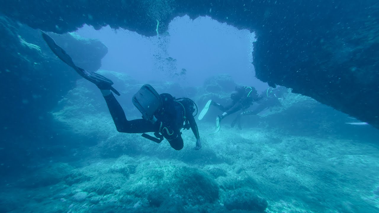 2024 Diving Santa Maria Caves Comino with move2Gozo - YouTube