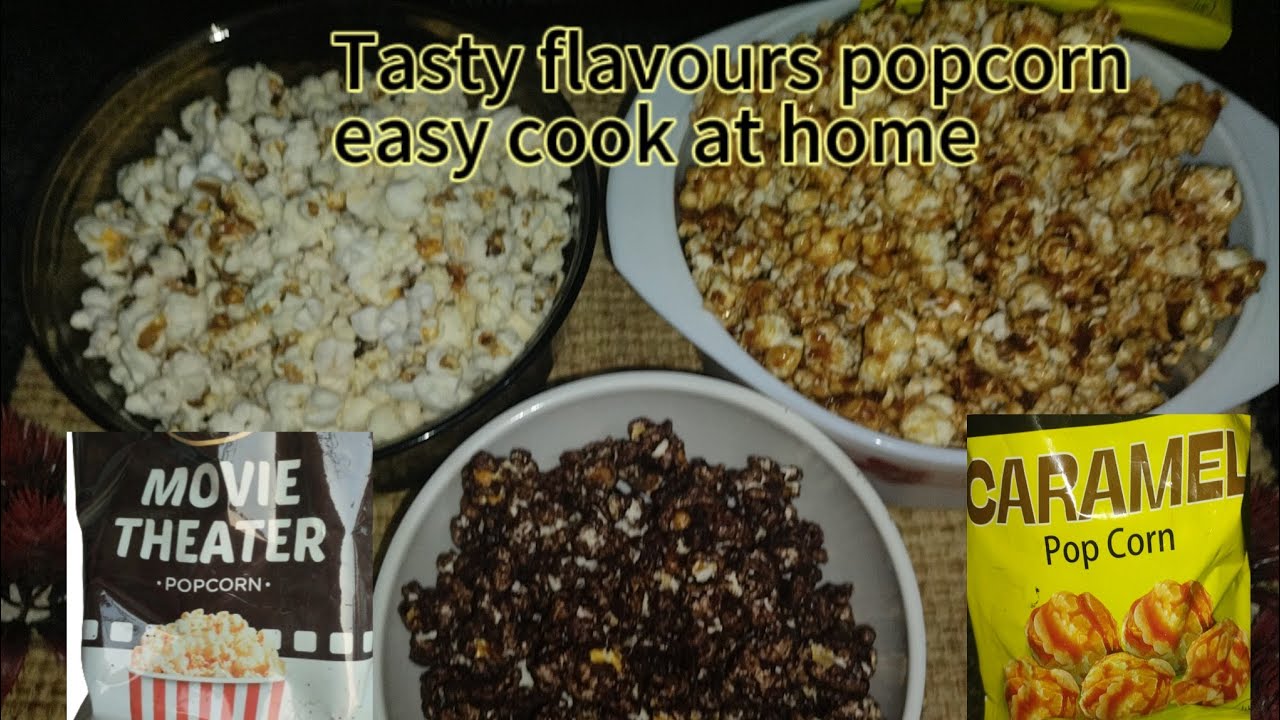 No need to buy popcorn from bazaar/chocolate po corn /caramel pop corn ...