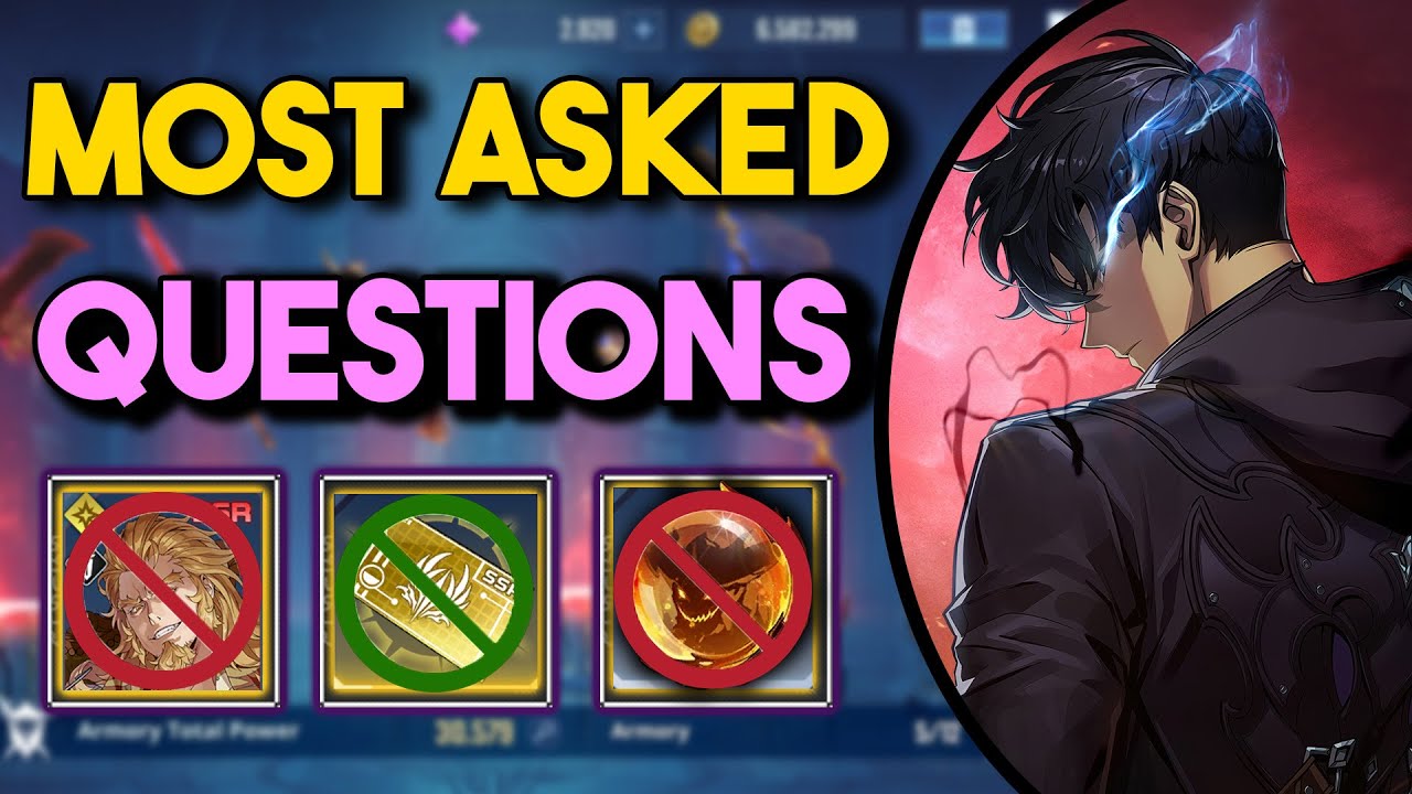 TOP 5 MOST ASKED QUESTIONS! | Solo Leveling: Arise - YouTube