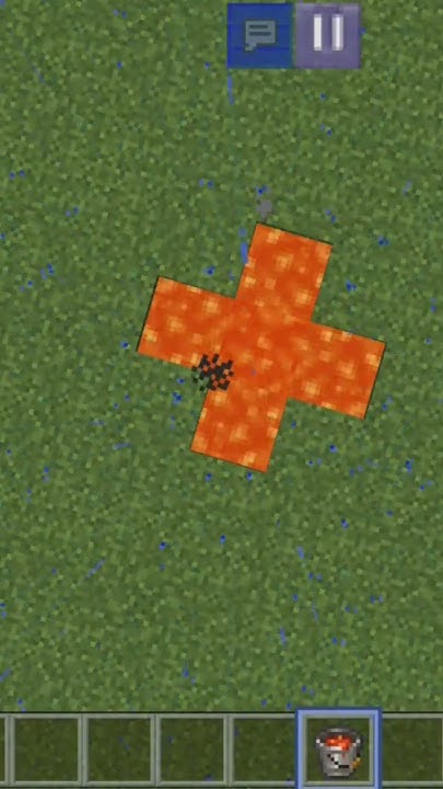 How to make unlimited lava source in Minecraft - YouTube