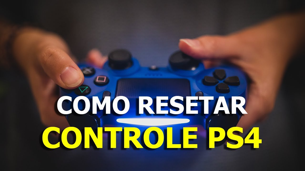 COMO RESETAR CONTROLE PS4 | GUIA PARA INICIANTES - YouTube