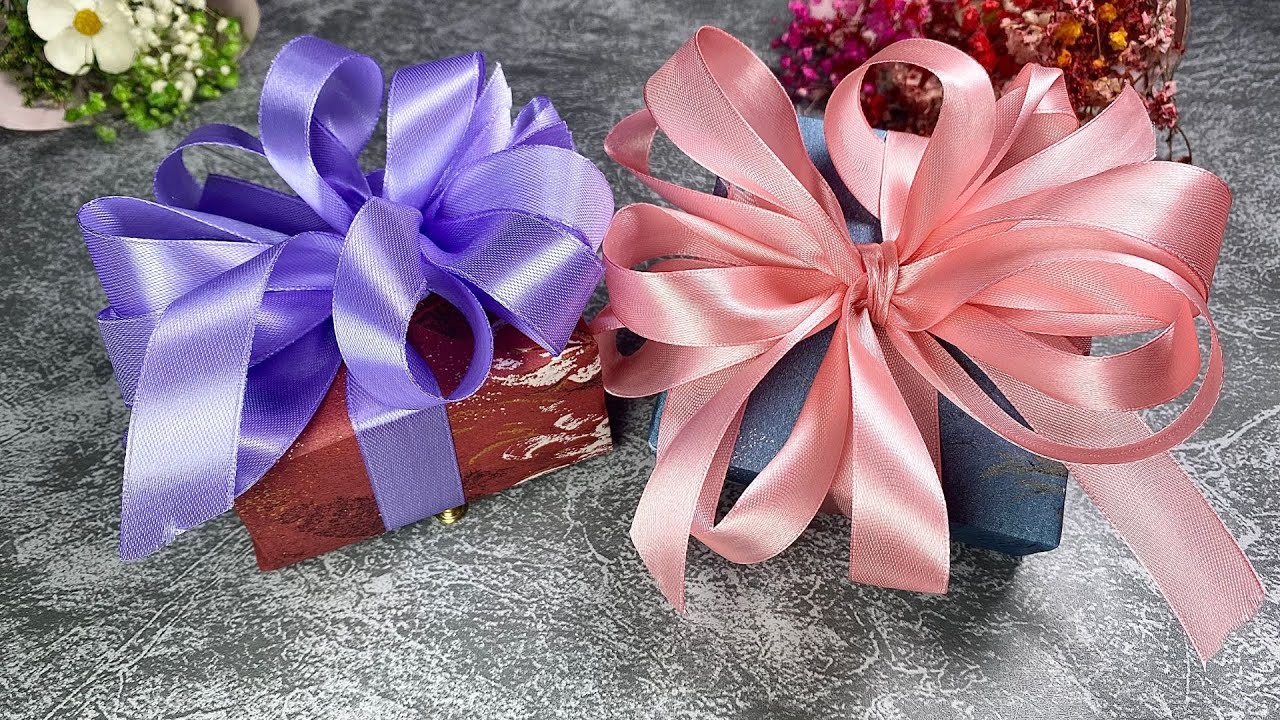 Cách Làm Nơ Bằng Ruy Băng Siêu Dễ Cách Thắt Nơ Hộp Quà Tú Quà Tặng
