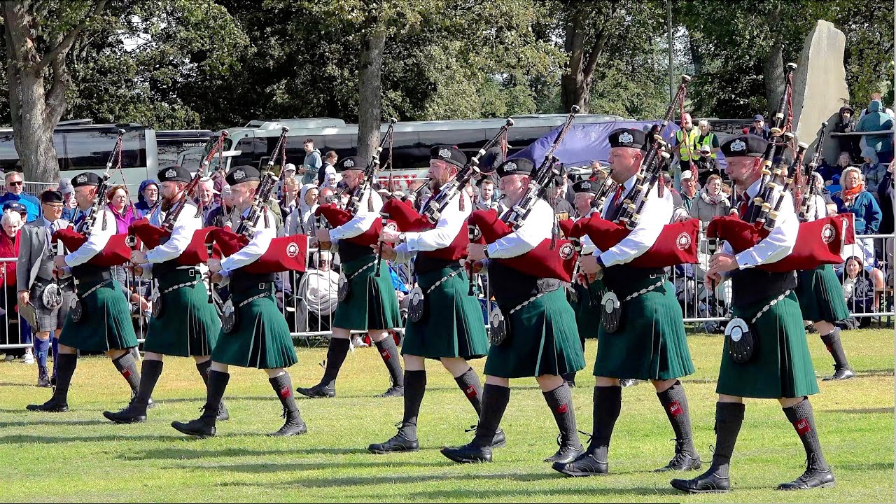 St Laurence O' Toole Pipe Band Eire compete 2025 European Pipe Band ...