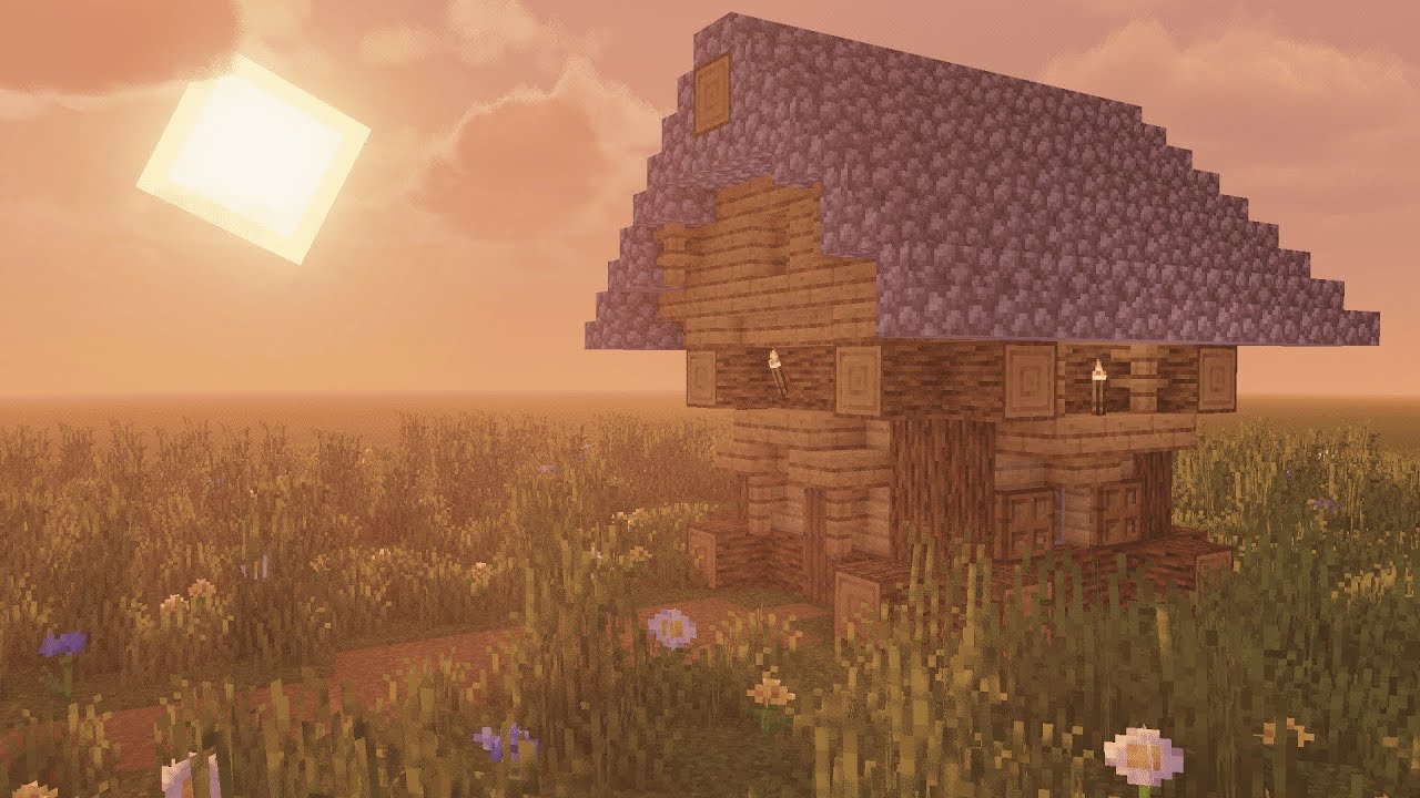 PERFECT Starter House in Minecraft [Tutorial] - YouTube