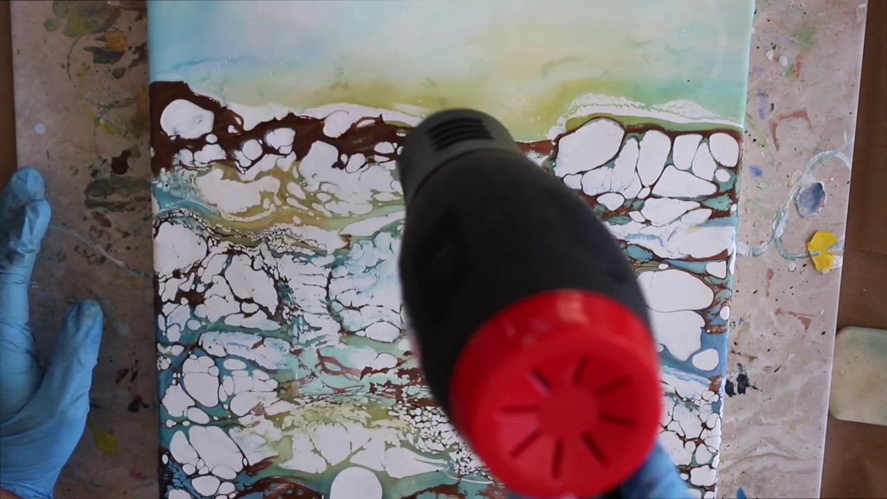 Wax on Wednesdays Encaustic Painting Some Shellac Play! - YouTube