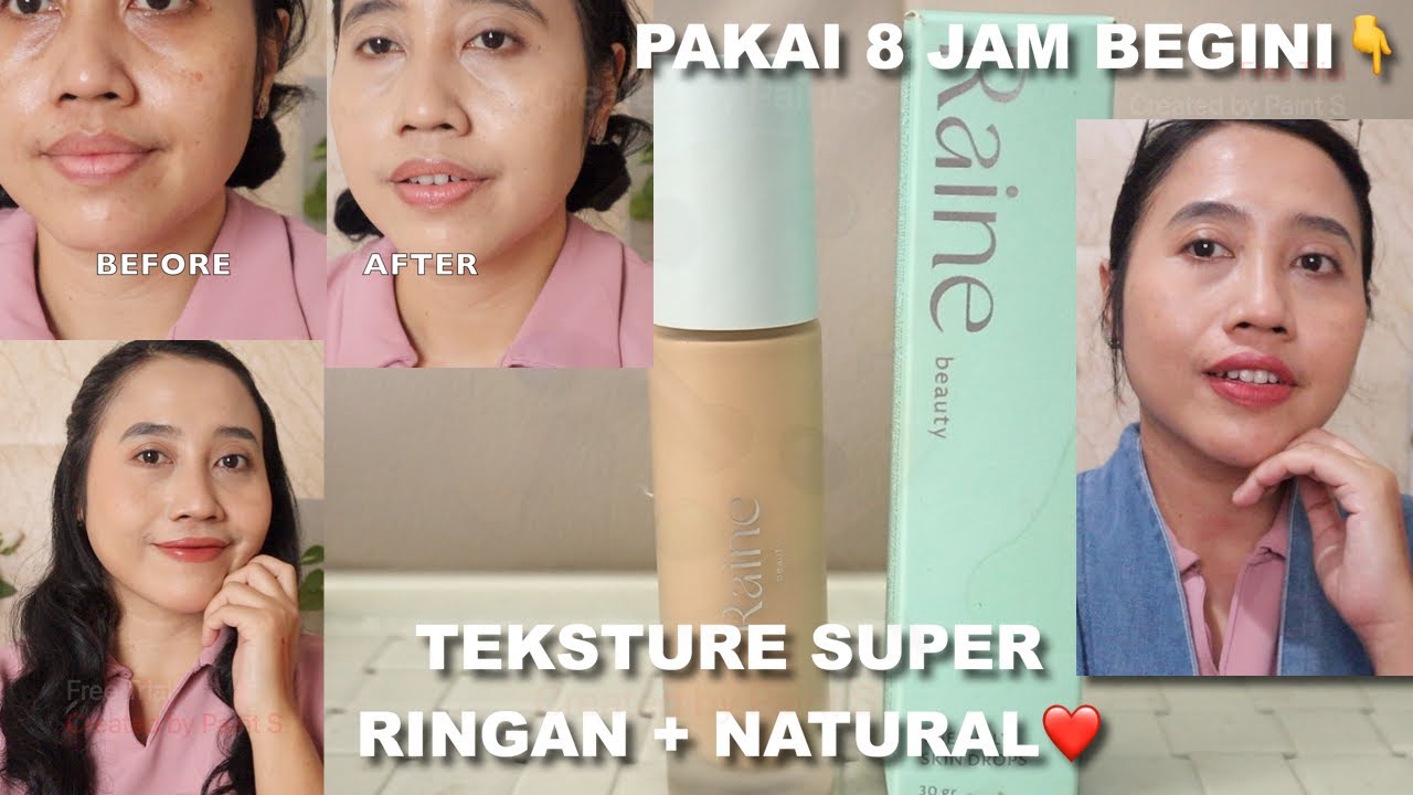 RAINE BEAUTY THE DAILY SKIN DROPS + MICRO SETTING POWDER | KULIT NORMAL ...