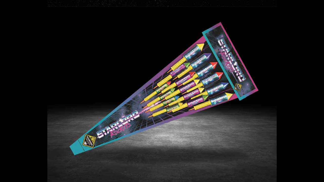 Diamond Fireworks - Star Lord - 15 Rockets - YouTube