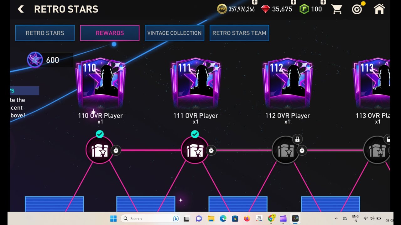 RETRO STARS PACKS OPENING // HEROES JOURNEY EXCHANGE // FIFA MOBILE 23 ...