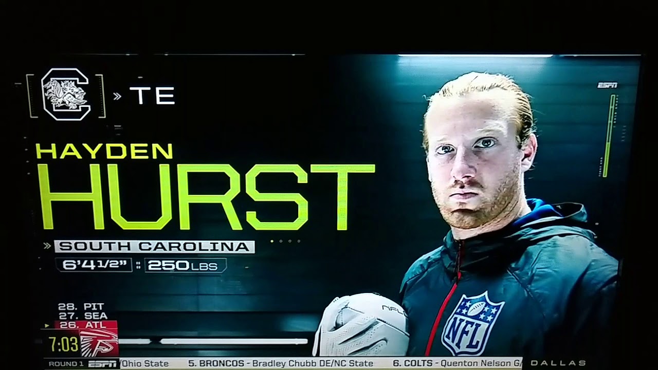 NFL Draft 2018: The Ravens Pick Tight End Hayden Hurst - YouTube