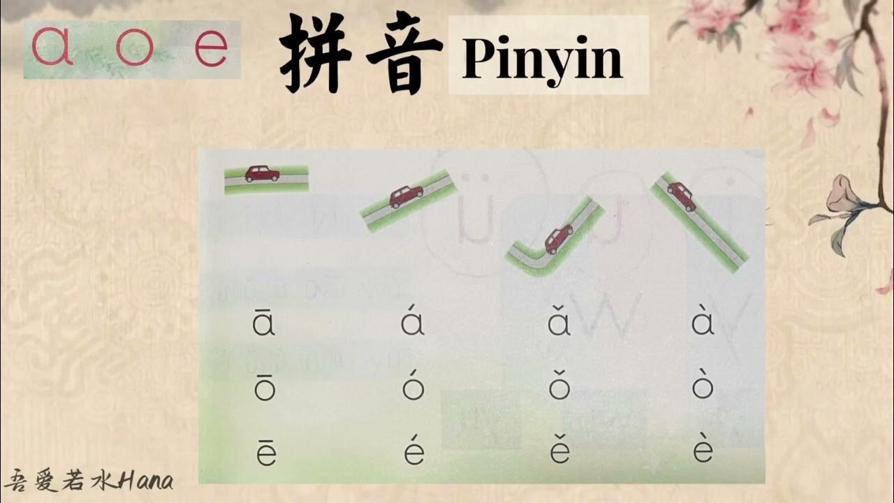 Chinese Pinyin 汉语拼音(1) a o e - YouTube