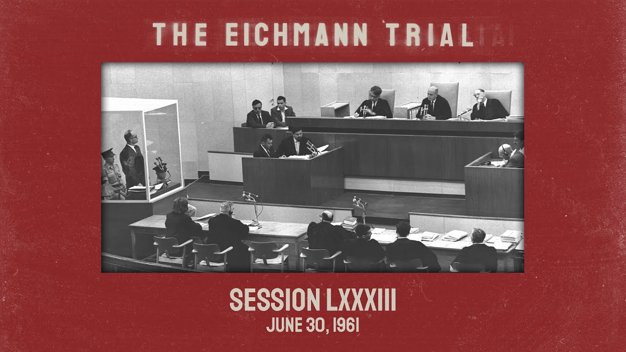 The Eichmann Trial: Session 83 (subtitled) - YouTube