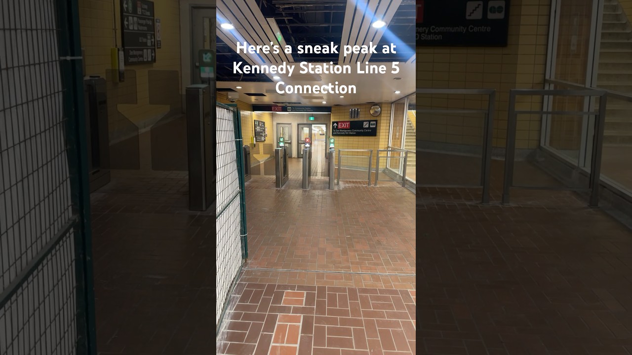 TTC Kennedy Station future Line 5 connection #ttc #torontosubway # ...