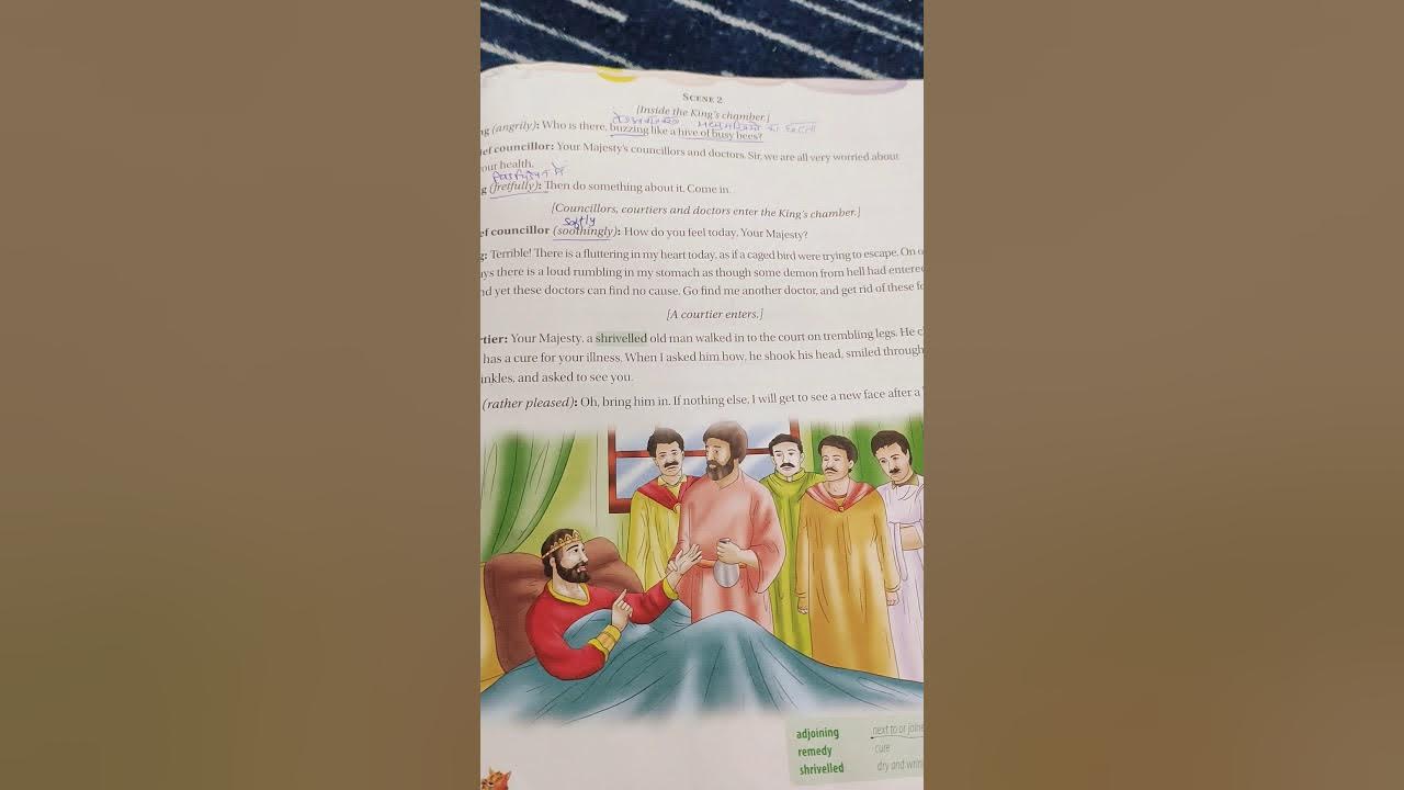 part3#class5#ch.10#The Happy Man's Shirt#hindi explanation#Reading n ...