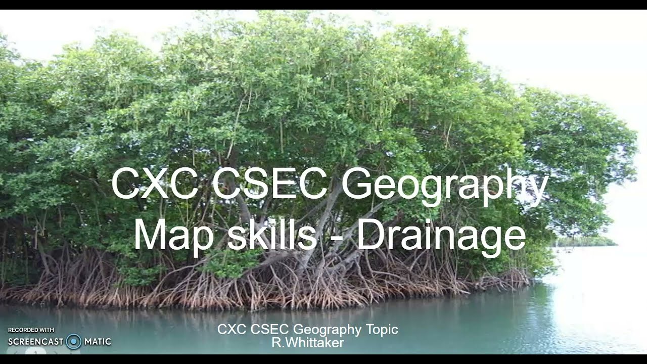 CXC CSEC Geography Mapskills Drainage - YouTube