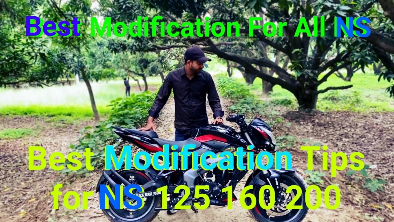 Best Modification For NS 125 160 200 | NS Modification Tips | Black ...