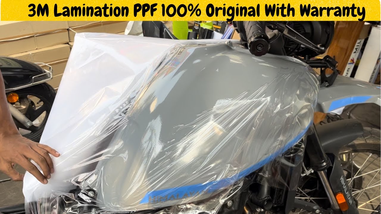 New Himalayan 450 3M PPF Lamination | New Himalayan 450 Modifications ...