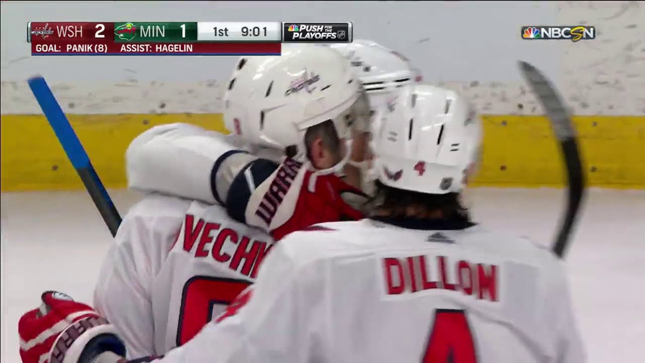 Alex Ovechkin Buries Two One Timers In First 11 Minutes Against Wild ...