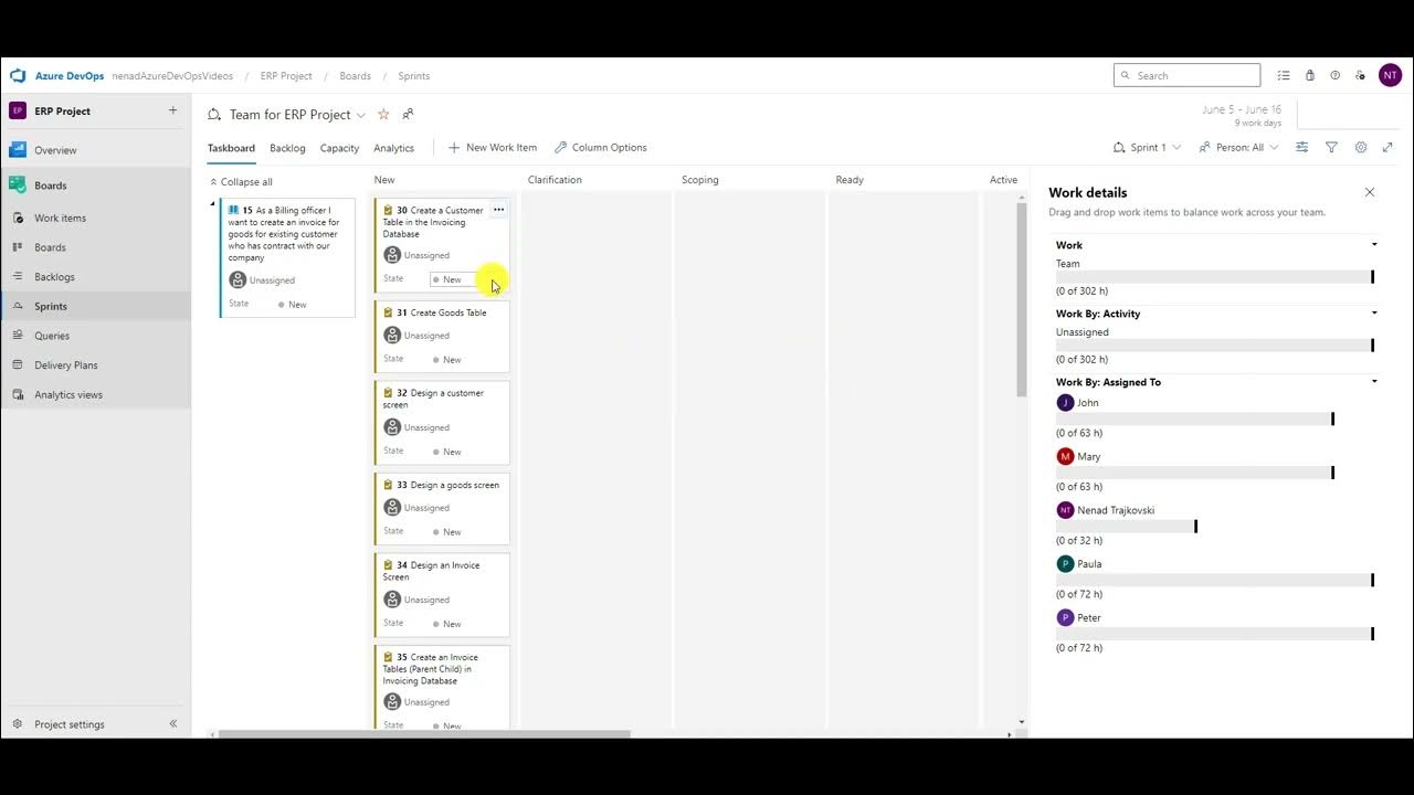 18. Assign Items to a Sprint - Azure DevOps - YouTube