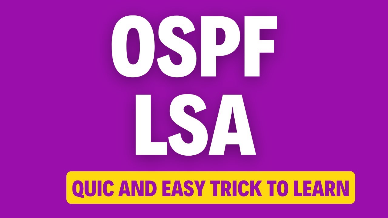OSPF LSA | OSPF | LINK STATE PROTOCOL #ccie #cisco #ospf # ...