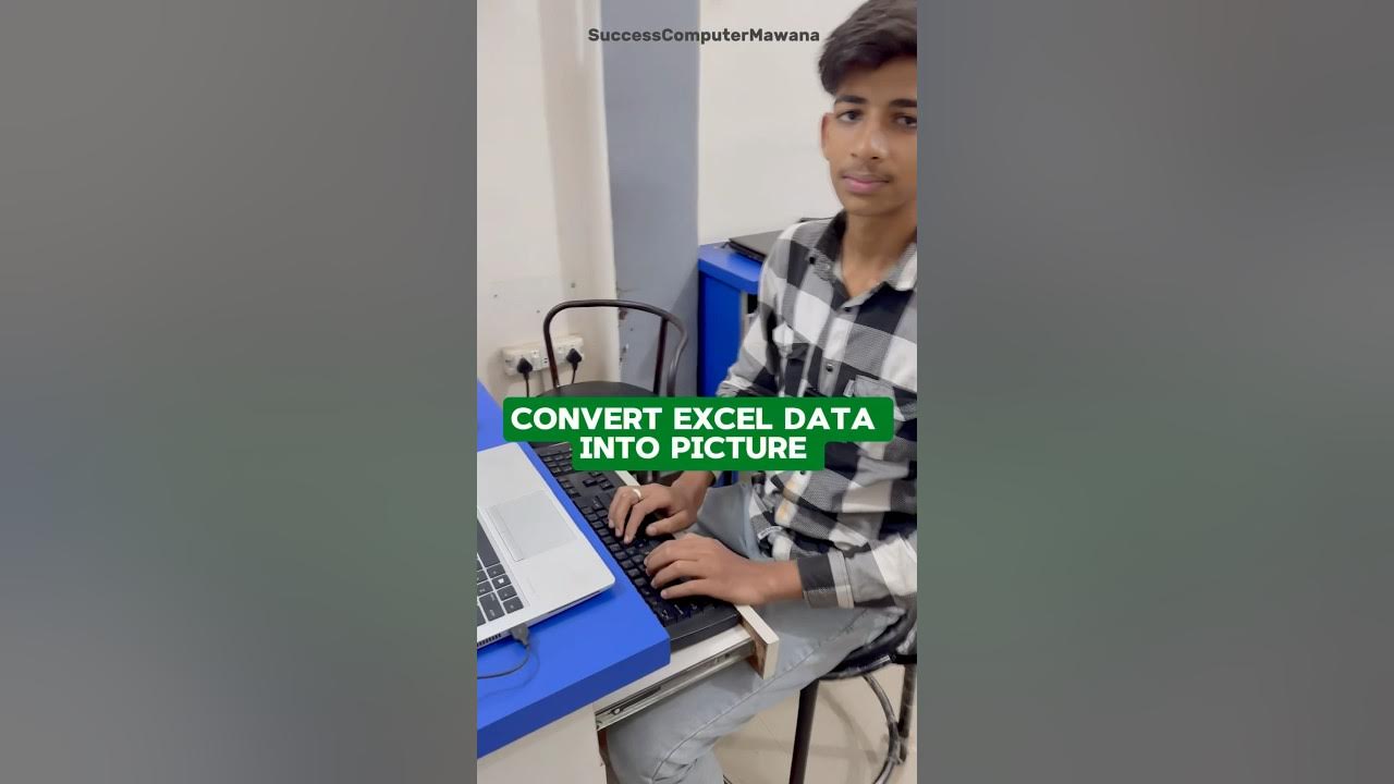 Convert Excel Data into Picture || #excelformula #shorts #excel # ...