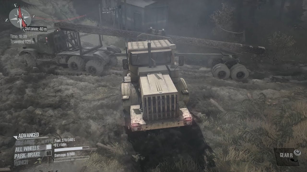 MudRunner #4 Tukkikuorma - Log load - YouTube