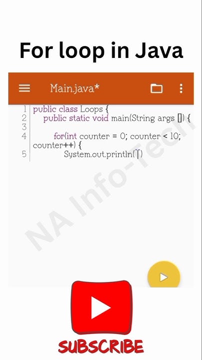 For Loop In Java Coding Programming Java Computerscience