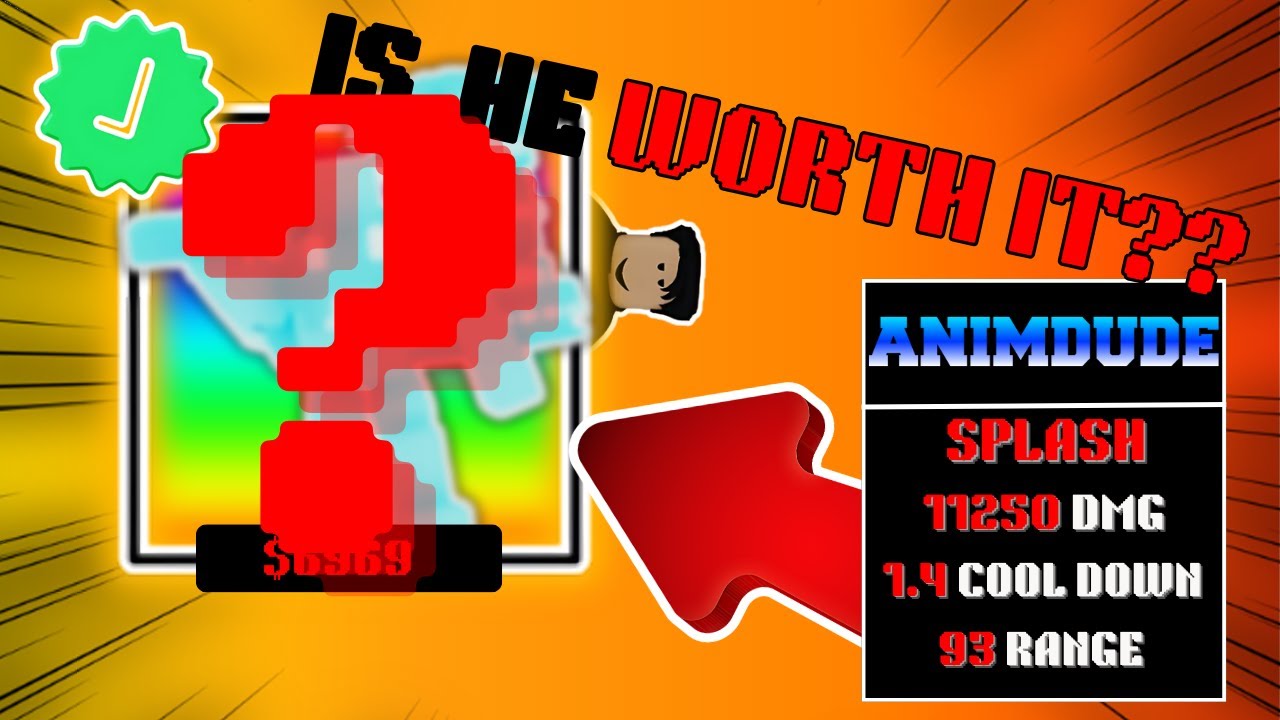 Is Animdude The BEST New Character in FNAF TD?(ONLY GUIDE YOU NEED ...