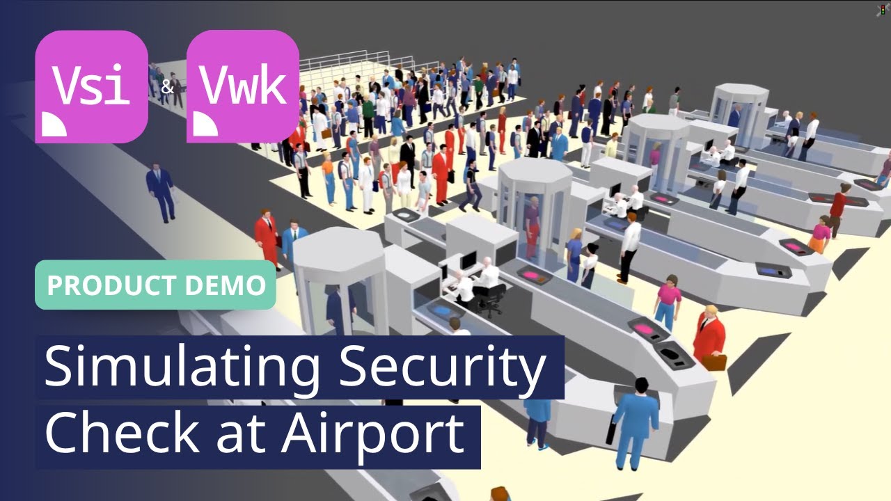 PTV Viswalk: Security Check at Airport - YouTube