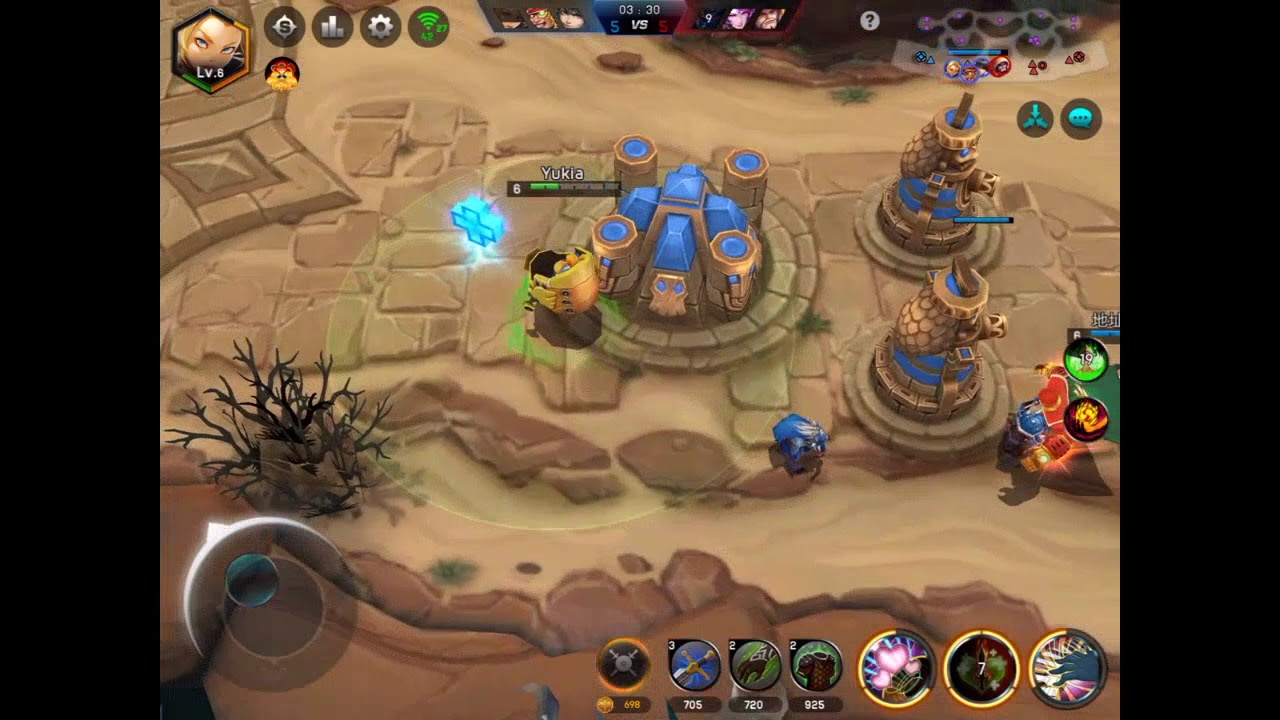 Iron League - Bize(5-5-9-13.89)- iOS Mobile MOBA Game - YouTube