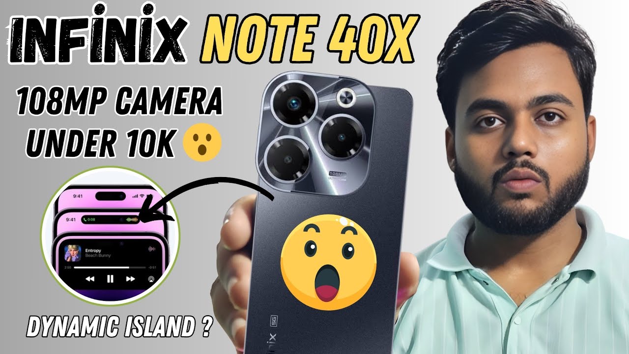 Infinix Note 40X First Look🔥Same As Iphone 15 Pro? & Detailed Review ...