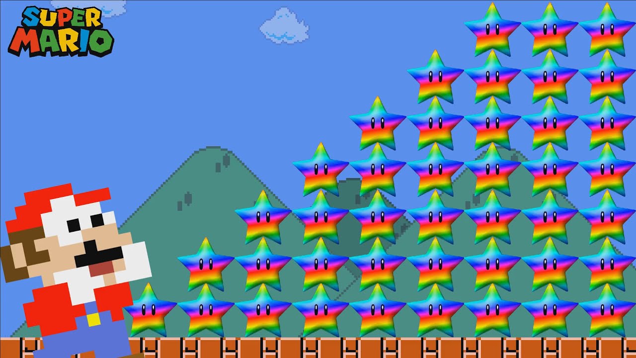 Can Mario Collect 999 Rainbow Stars in New Super Mario Bros. ? (Mario ...