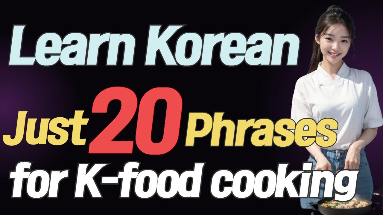 Fast Korean Language Learning for K-Food l Talk K-food cooking in ...