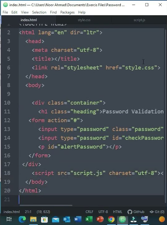 Password Validation With Source Code Html Css And Javascript Codingwithrohani Shorts Youtube