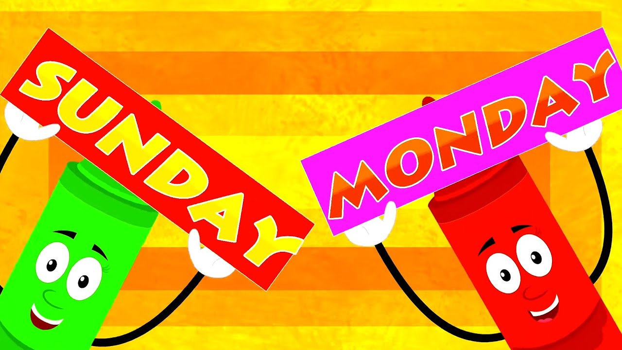 Monday, Tuesday | Days Of The Week Song + More Fun Learning Videos for ...